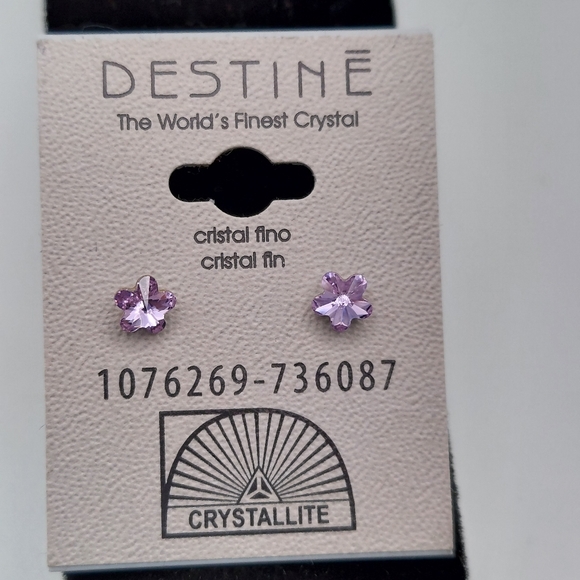 Destinee | Jewelry | Vintage Destine Mini Crystal Studs Original Sale ...